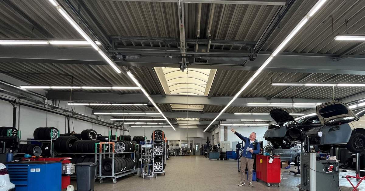 LED retrofit at M.A.X. Group – 1,695 GLT LED TUBES for car dealerships ...