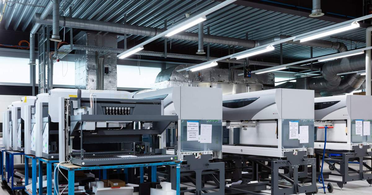 LED tube retrofit at Tecan production – 4,800 GLT LED TUBES installed ...